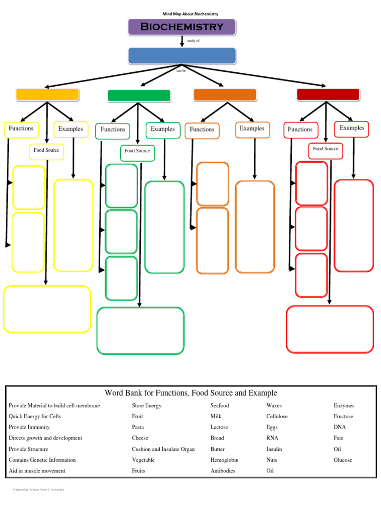 Concept map about Biochemistry | PDF