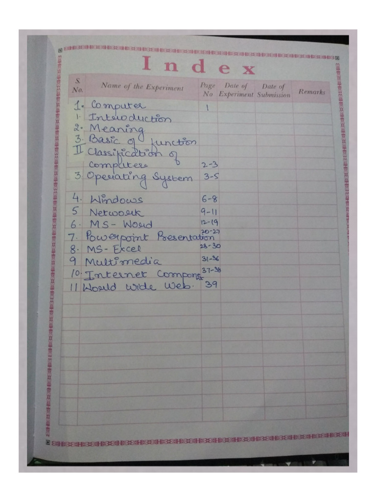 B Ed First Year Practical File Ict | PDF