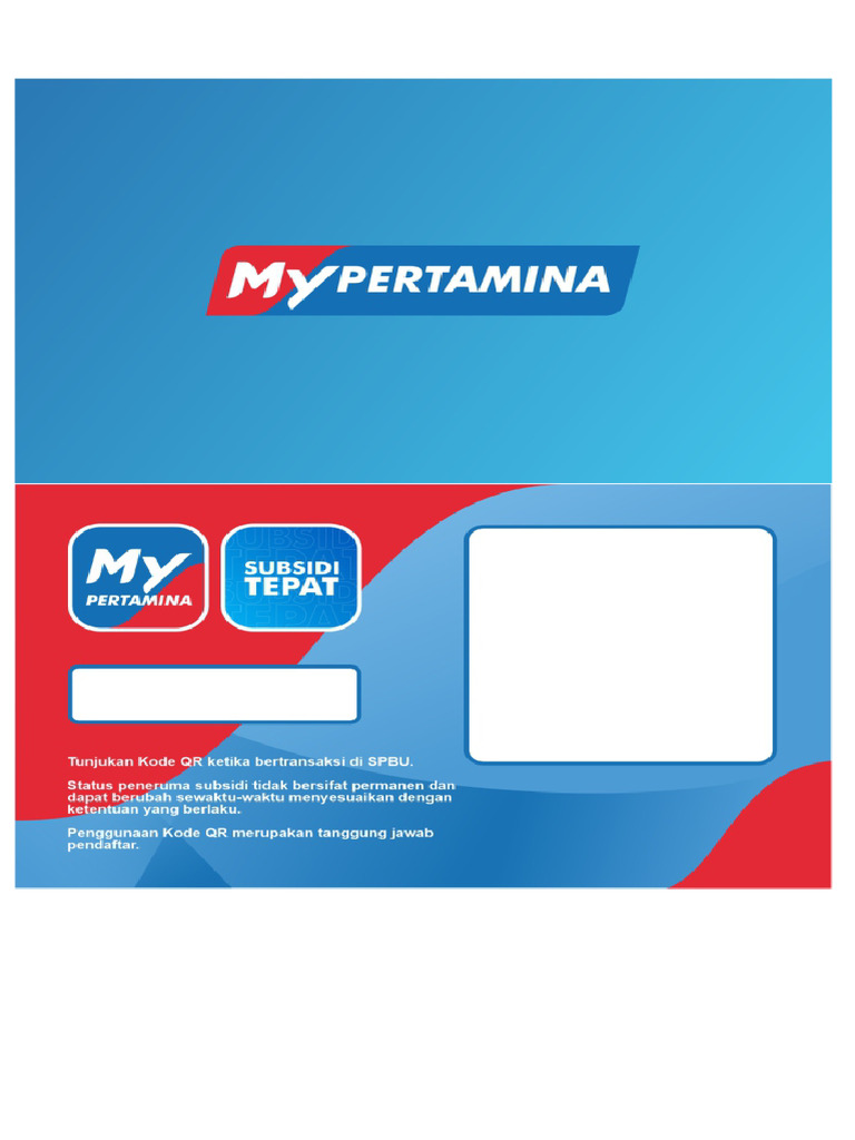 Kartu Pertamina | PDF