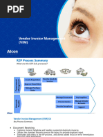 Vendor Invoice Management (VIM) Process Flow | PDF | Invoice | Software