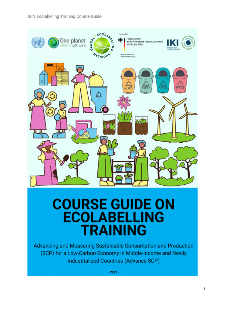 Global Ecolabelling Network - English Course Guide | PDF | Life Cycle ...