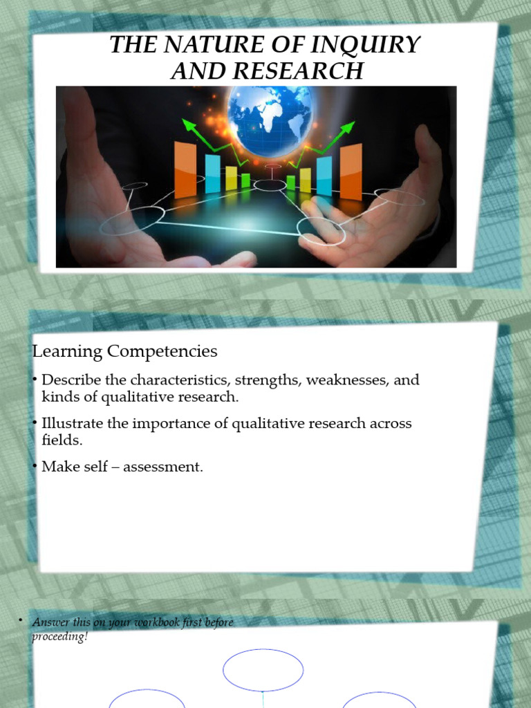 The Nature of Inquiry and Research | PDF | Expert | Knowledge