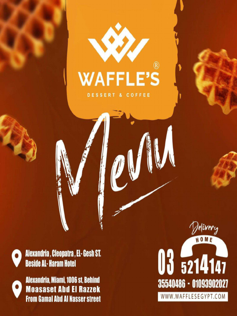 Waffles Menu 15-2 | PDF