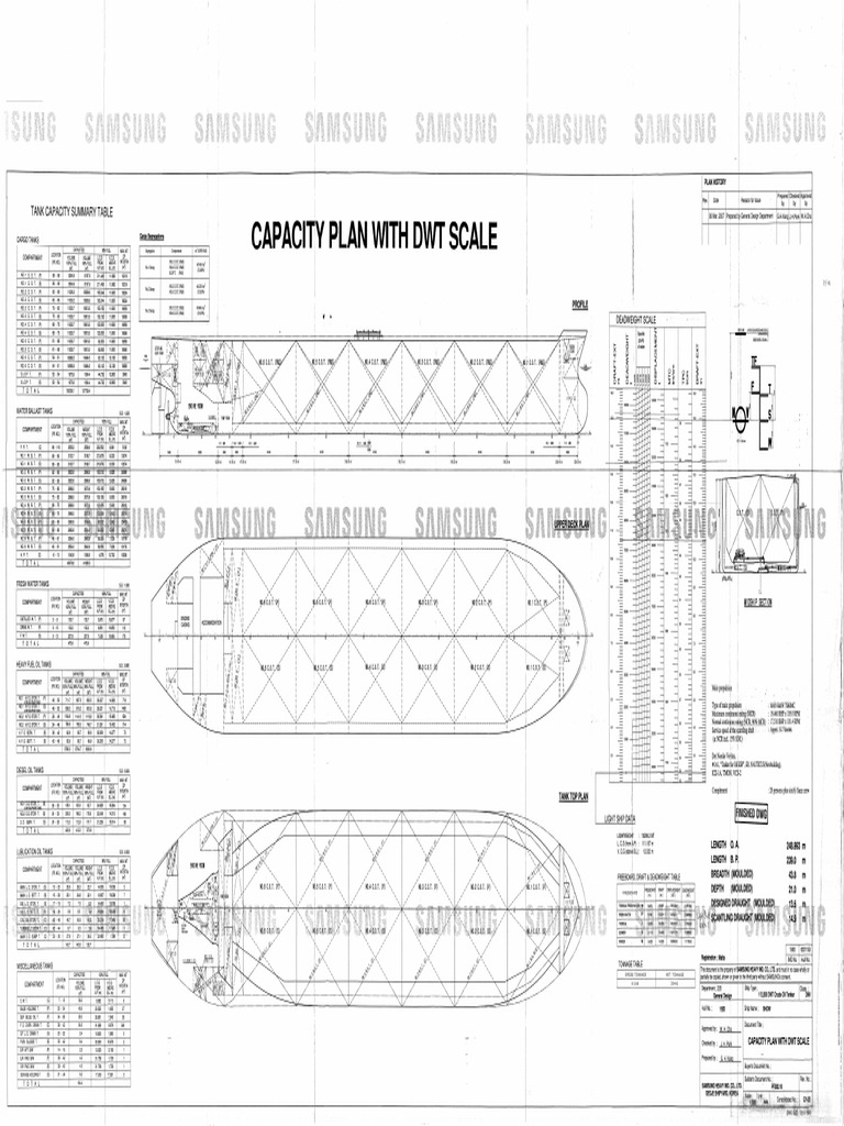 GY - 03. Capacity Plan With DWT Scale - 1 | PDF