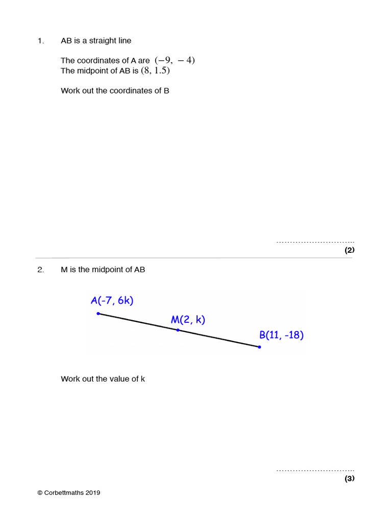 Coordinate Geometry Ratiopdf | PDF | Line (Geometry) | Euclidean Plane Geometry