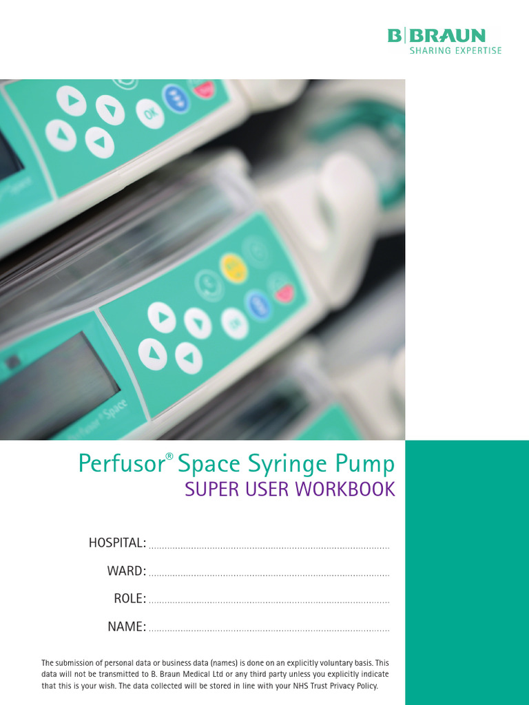 Perfusor Super User Workbook | PDF | Intravenous Therapy