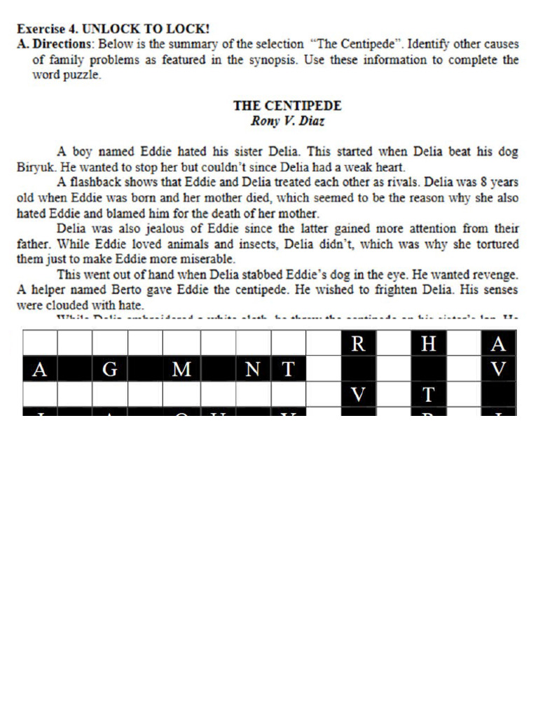 Reading Activity Pdf