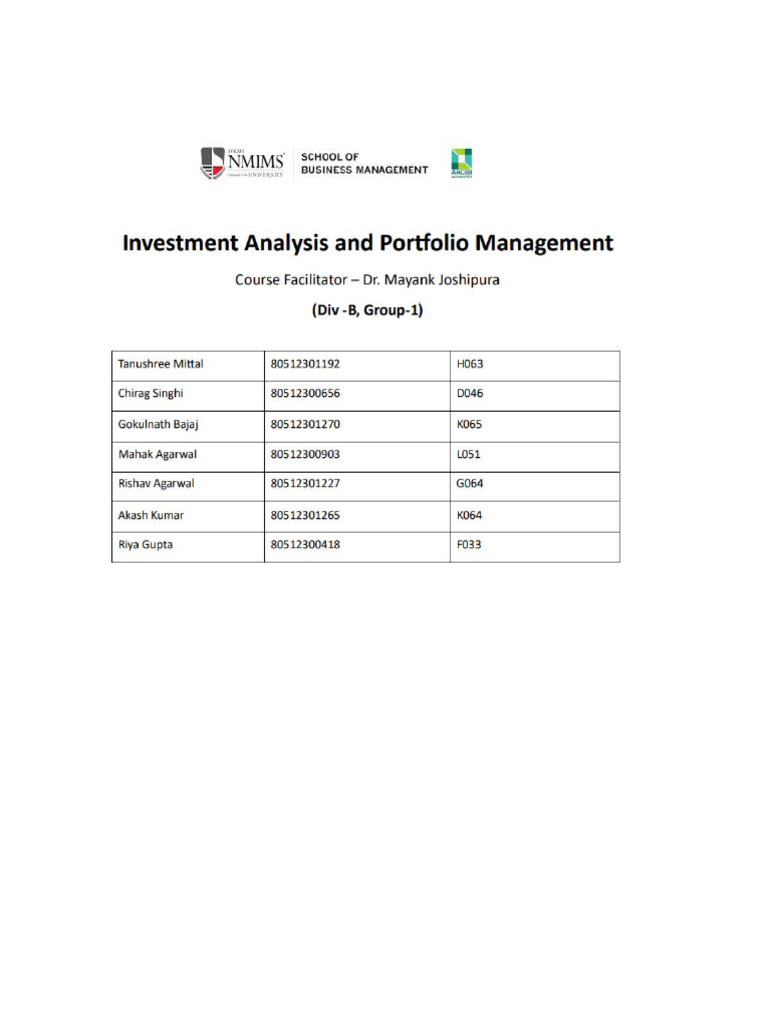 Portfolio IAPM | PDF | Economies | Companies