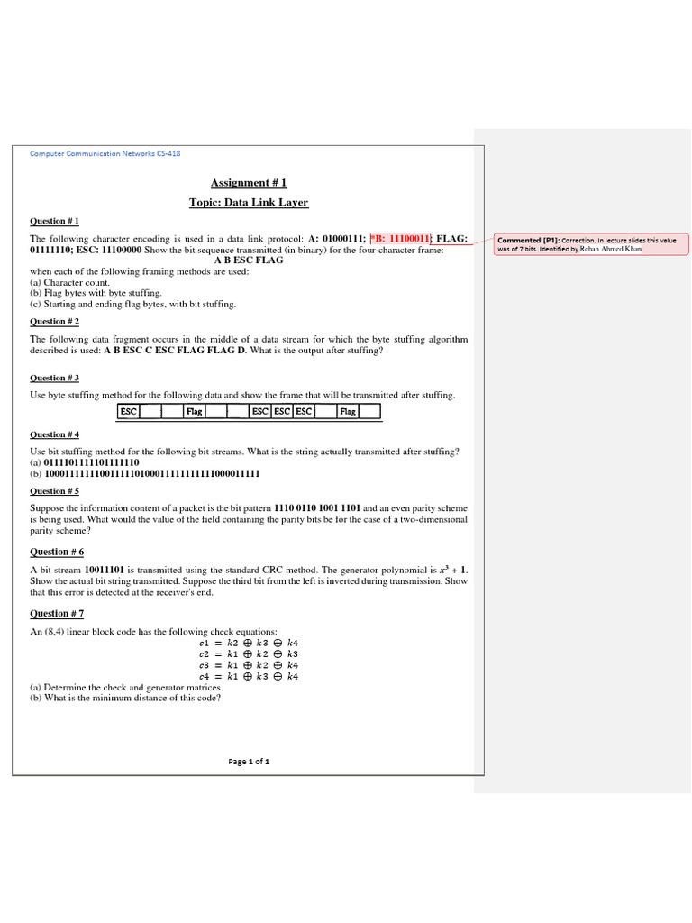 CCN assignment tasks | PDF