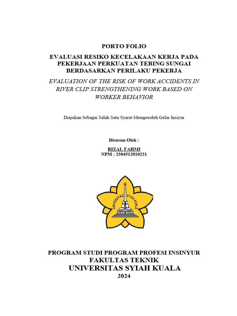 Porto Folio - Rizal Fahmi | PDF | Seni