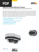 Datasheet Axis p3737 Ple Panoramic Camera en US 413348 (102934) | PDF | Camera | Frame Rate