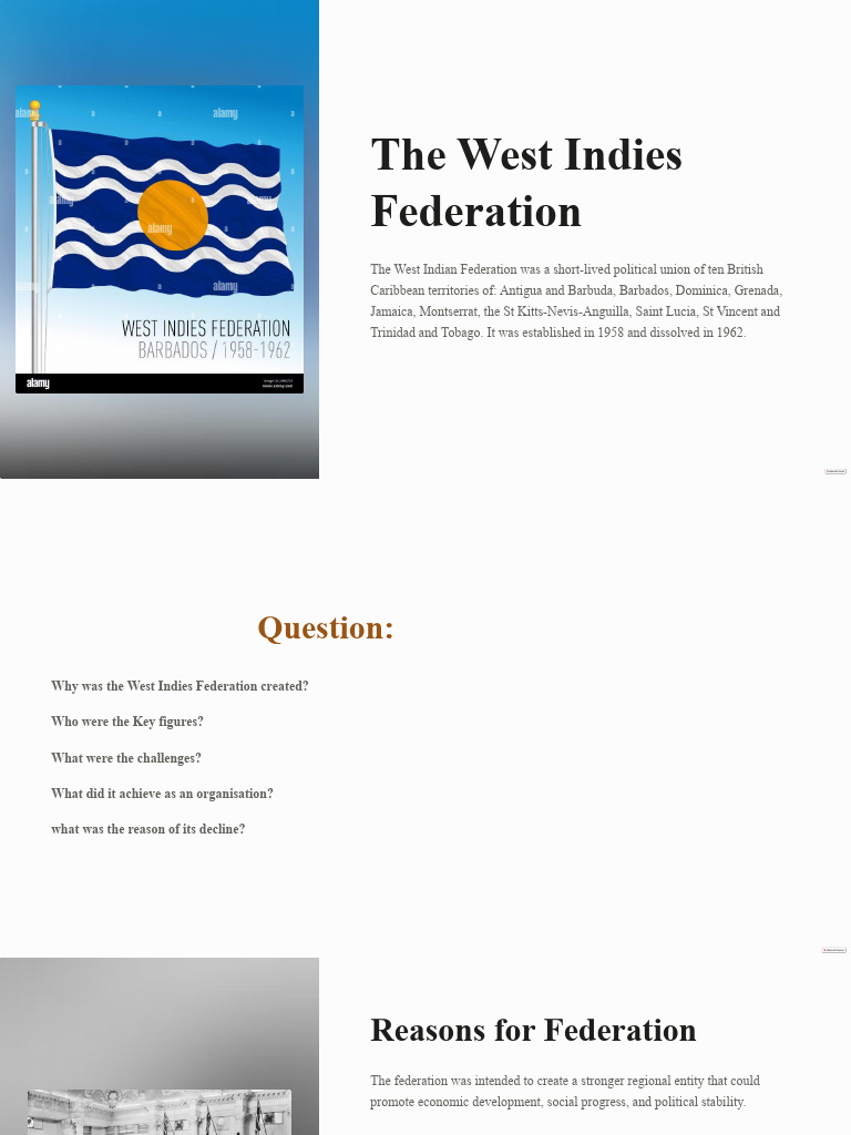 The West Indian Federation | PDF | Caribbean | Economies