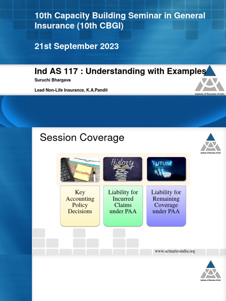 Ind AS 117 Understanding With Examples - 21.09.2023 | PDF | Insurance ...