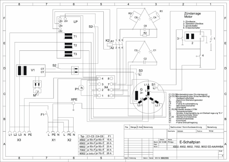 t6600 Electric Diagram | PDF