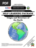 Earth Science Gr. 11 Module 1 - Quarter 1 | PDF