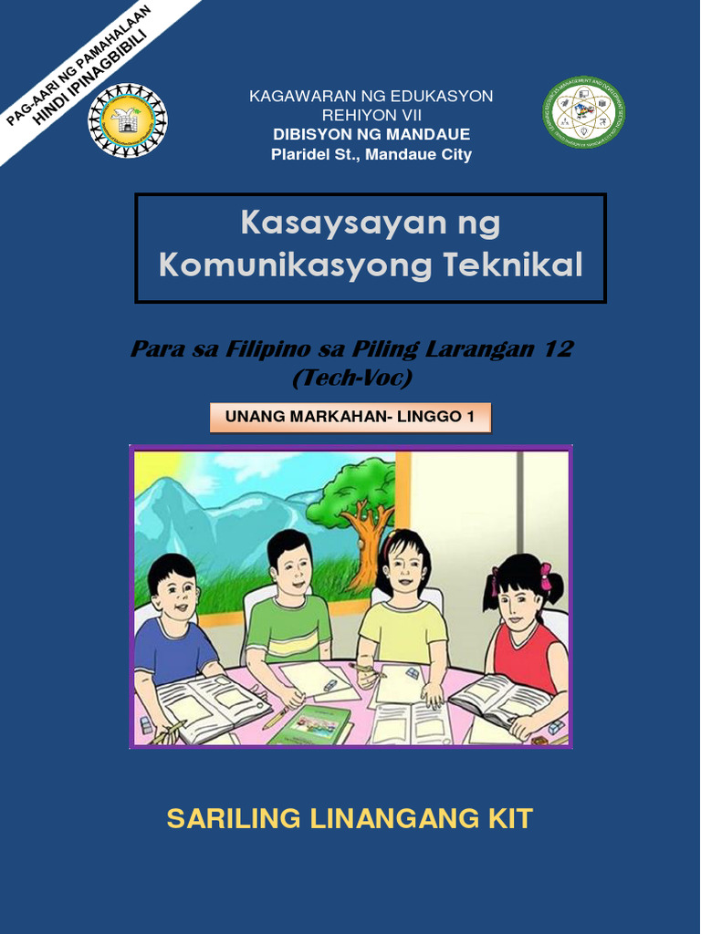 SLK FIL 12 Q1 Week 1-TECH-VOC | PDF