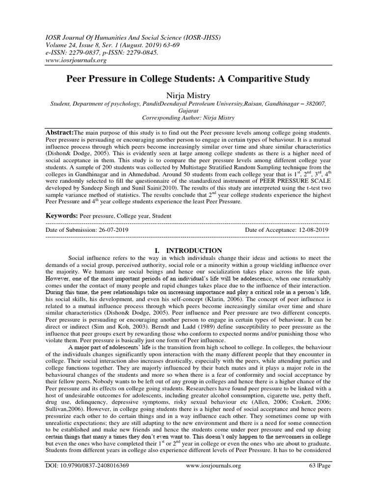 Dich 1 | PDF | Adolescence | Sampling (Statistics)
