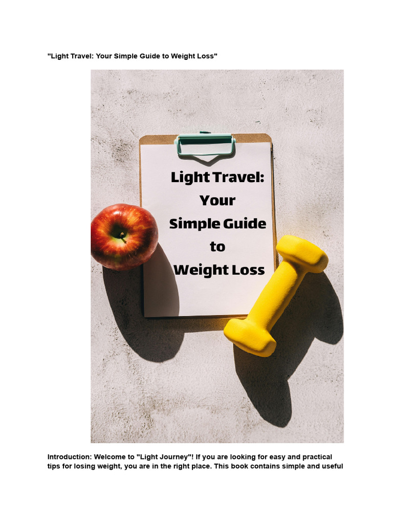 Light Travel Your Simple Guide To Weight Loss Free | PDF | Healthy Diet ...