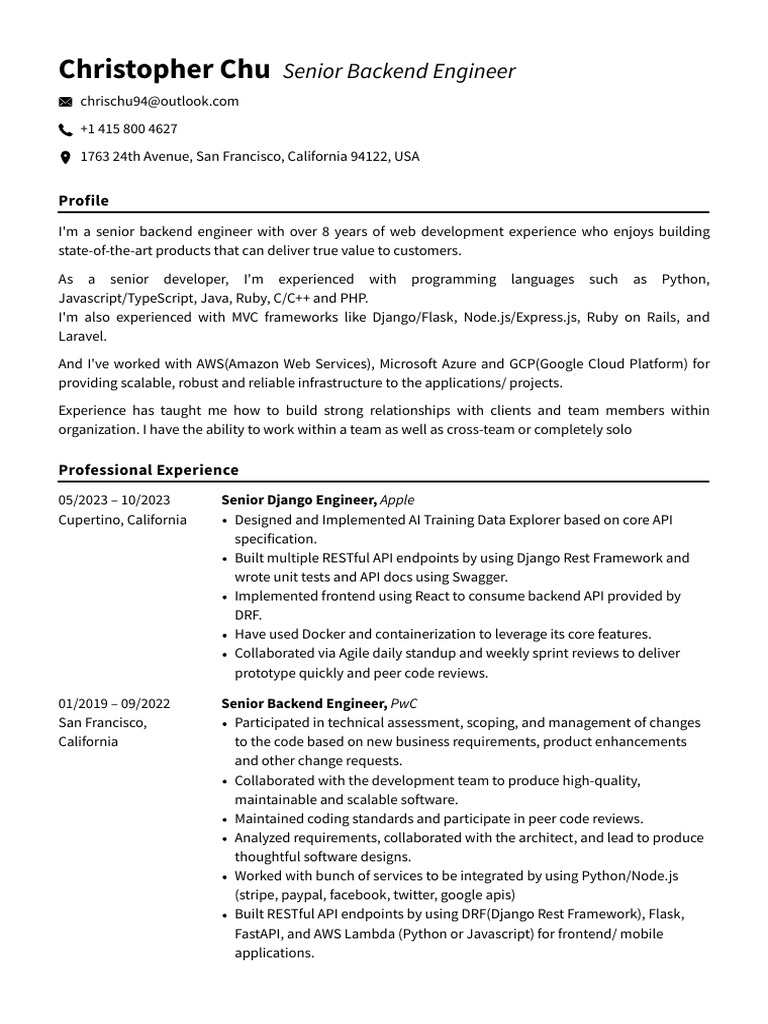 Chris Backend 2024 v1 | PDF | Amazon Web Services | Cloud Computing