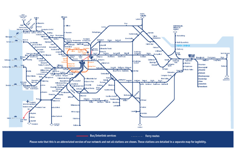 Scotrail Rail Network Map | PDF