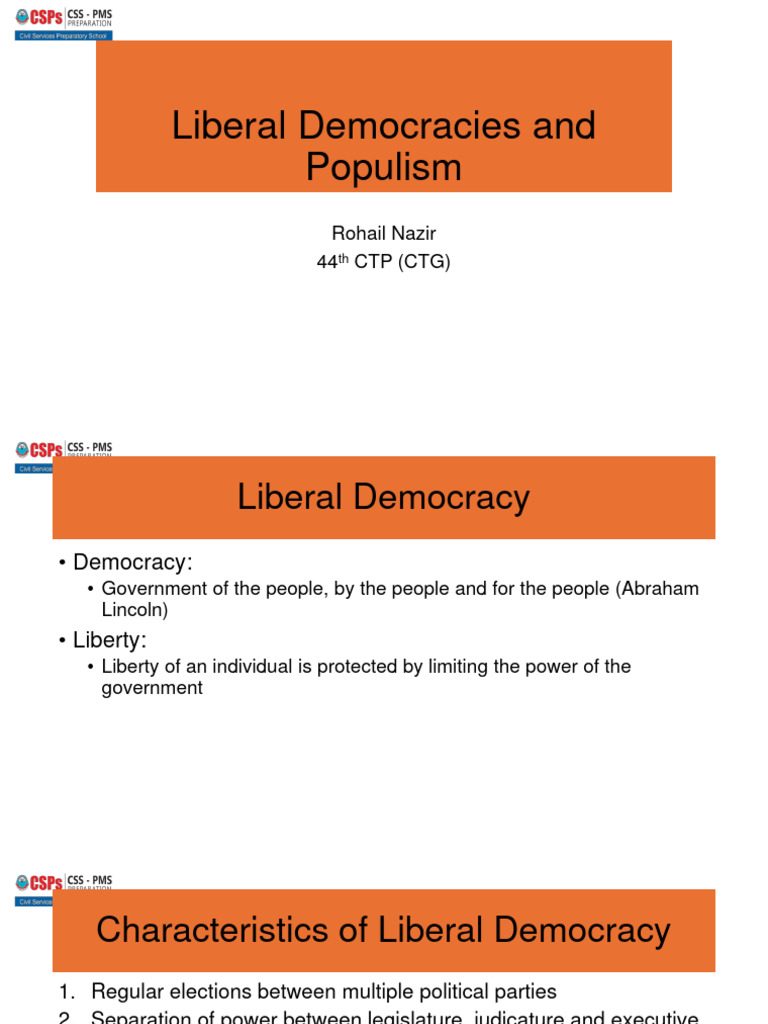 Populism's Impact on Liberal Democracies | PDF | Populism | Liberal ...