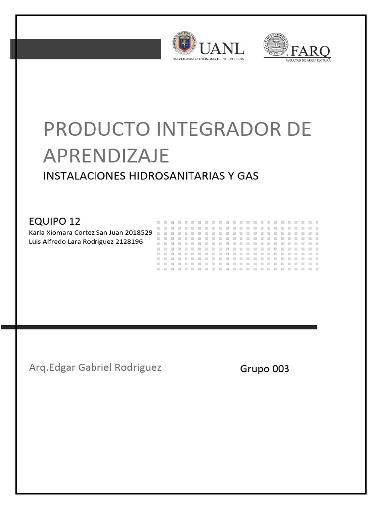 Pia Ihyg Equipo12 | PDF | Agua