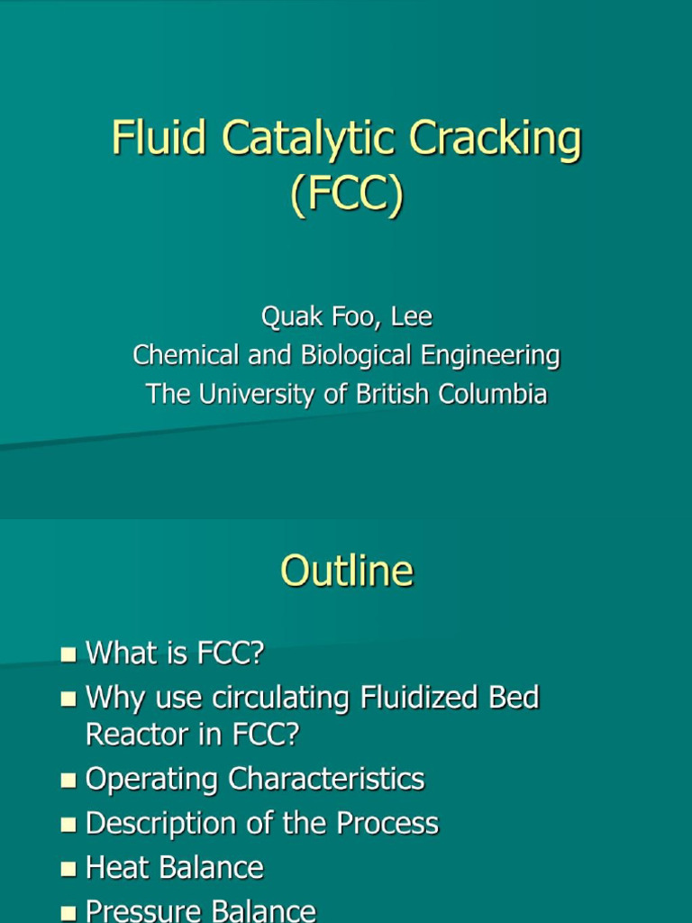 FCC Unit | PDF