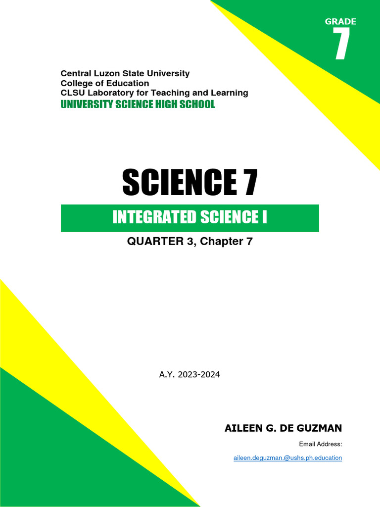 Science 7 Module Q3 Week3 5v1 | PDF | Waves | Sound