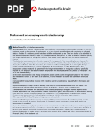 Employment Declaration for Residence Permit | PDF | Employment | Welfare