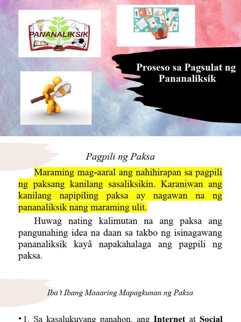 5 Proseso Sa Pagsulat NG | PDF 5 Proseso Sa Pagsulat NG | PDF