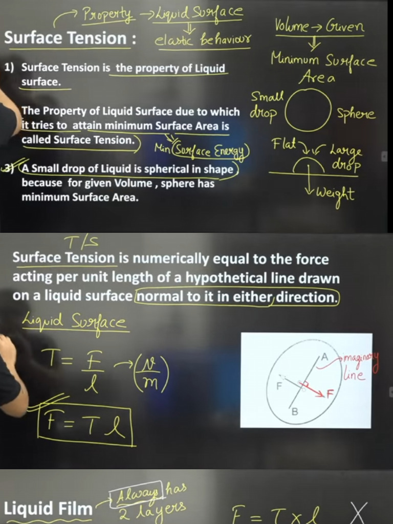 Surface Tension - 11 | PDF