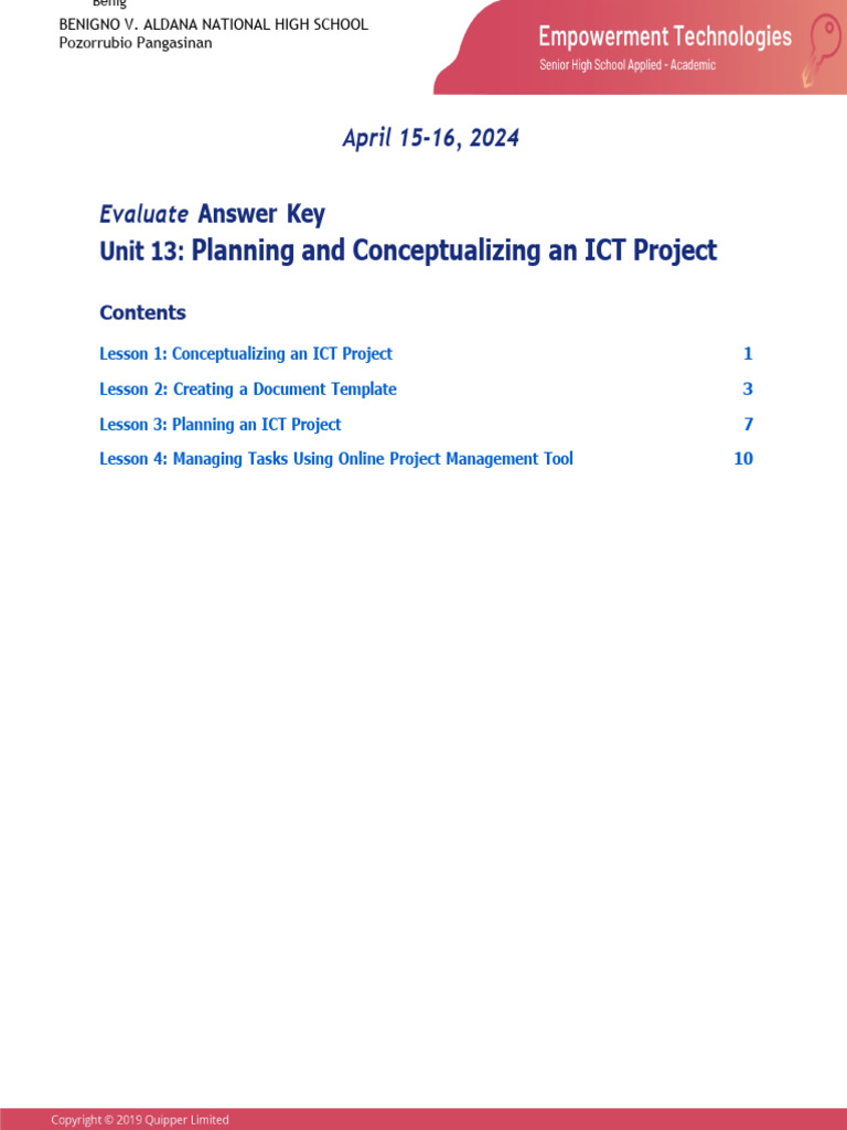 Module Empowerment Technology | PDF | Educational Technology | Rubric ...