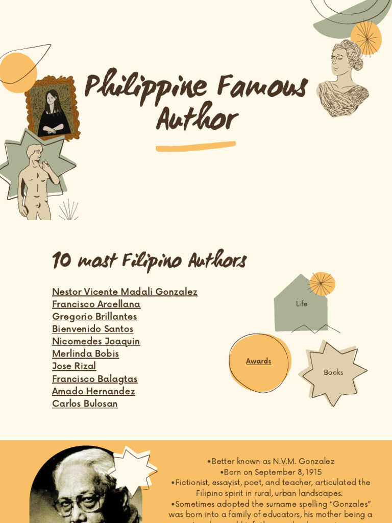 Philippine Famous Author 1 | PDF | Philippines