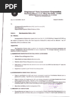 ESIC Compliance Acknowledgment Letter | PDF