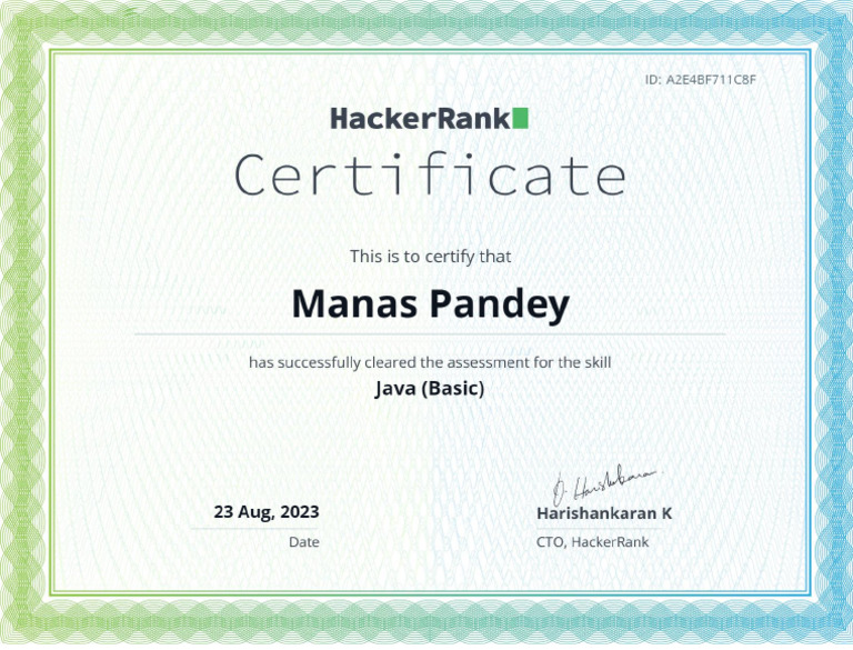 Java - Basic Certificate | PDF