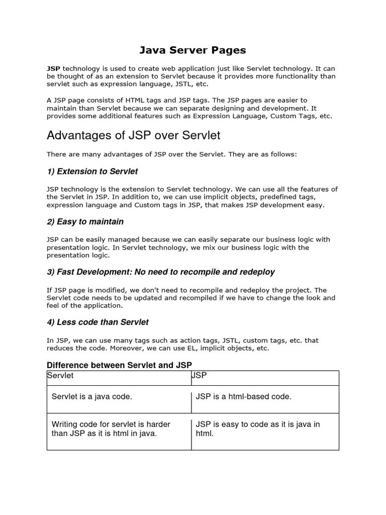 JavaServerPages Material | PDF | Http Cookie | Java (Programming Language)