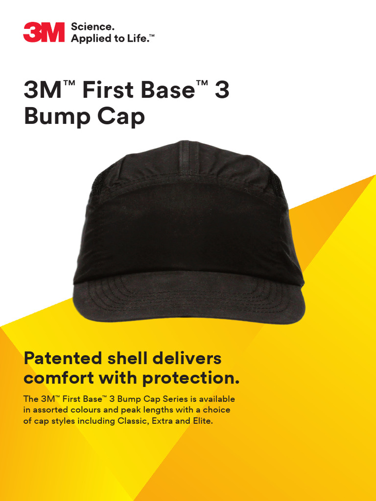 3M First Base 3 Bump Cap | PDF | Textiles | Ventilation (Architecture)