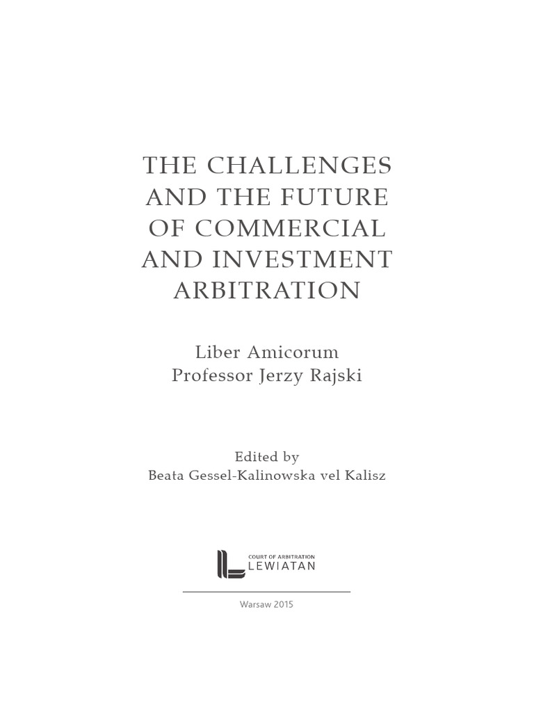 Witness Statements in International Commercial Arbitration | PDF ...