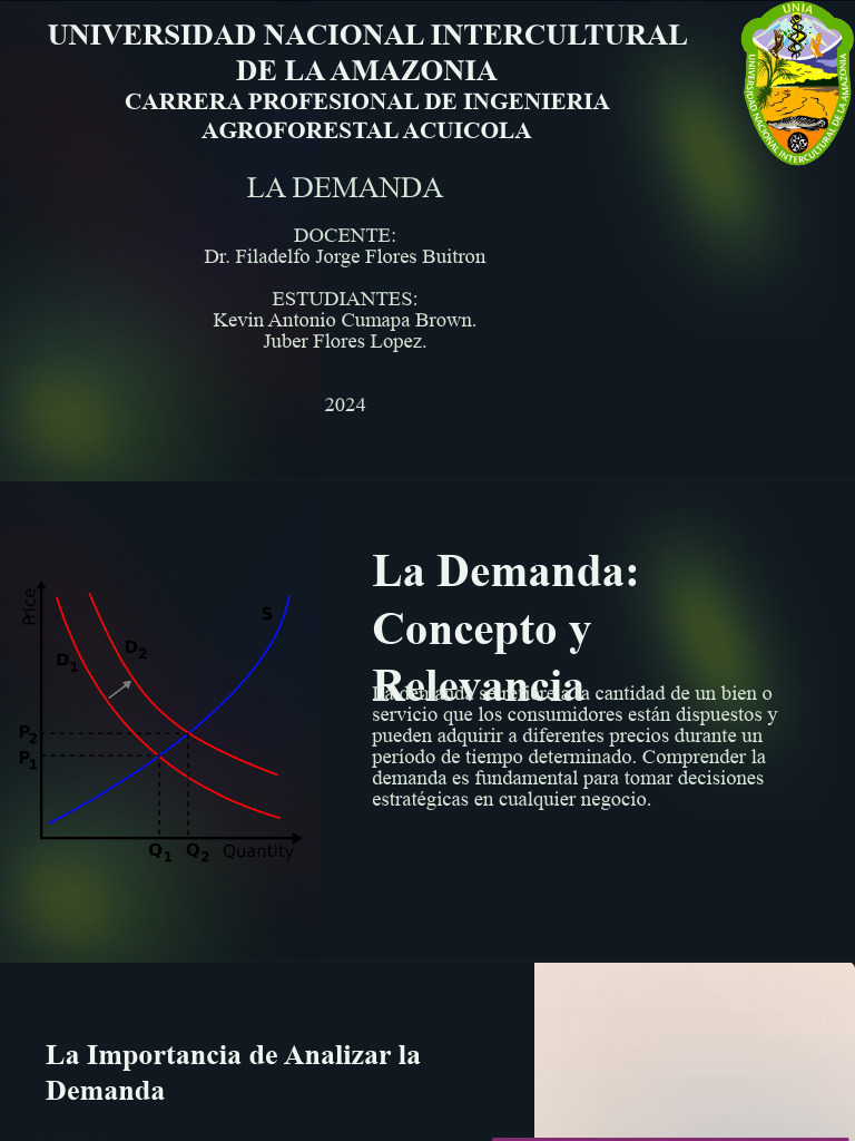 La Demanda Concepto y Relevancia | PDF | Demanda | Investigación ...