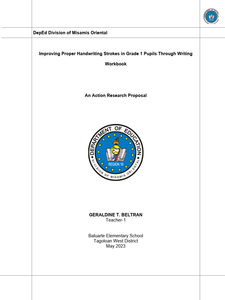 FINAL-ACTION-RESEARCH-PROPOSAL | PDF | Learning | Teachers