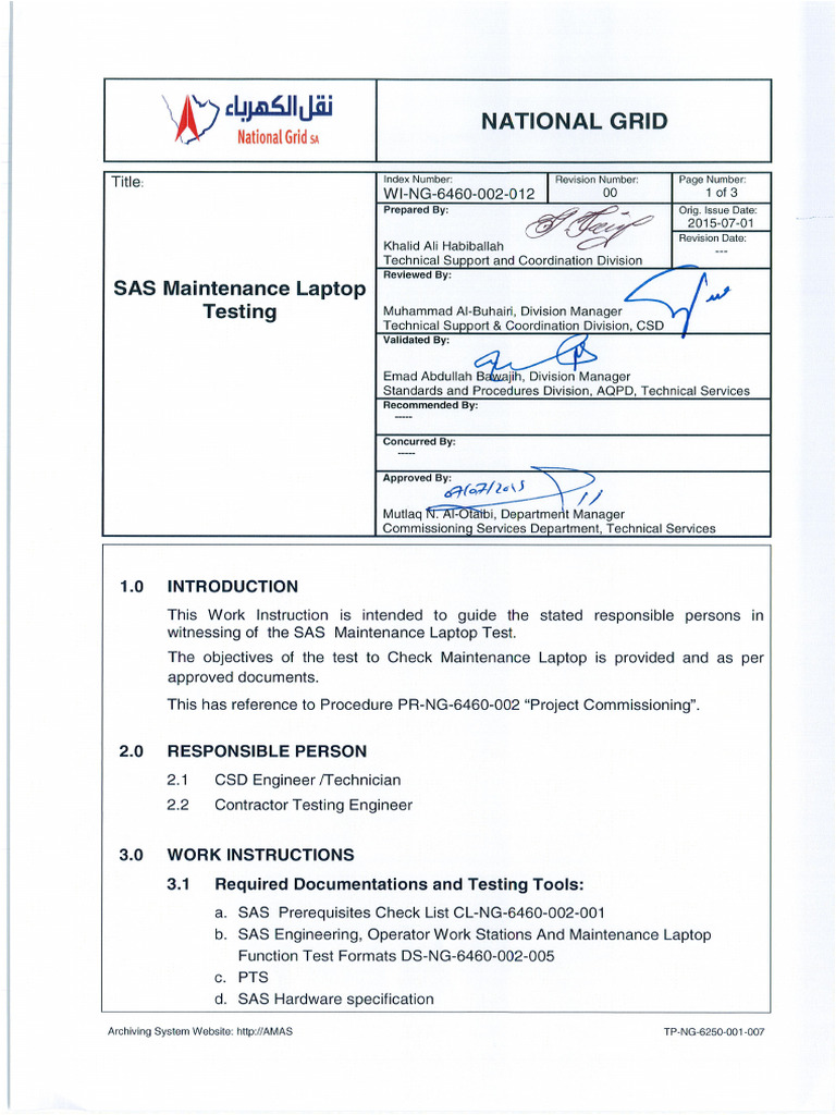 012 - SAS Maintenance Laptop | PDF | Laptop | Computer Hardware