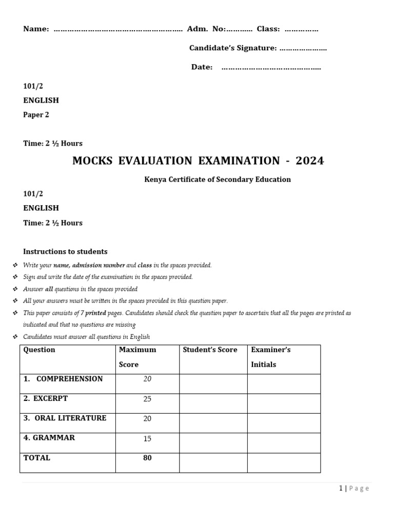 Eng F4 PP2 QS | PDF | Judge | Linguistic Morphology