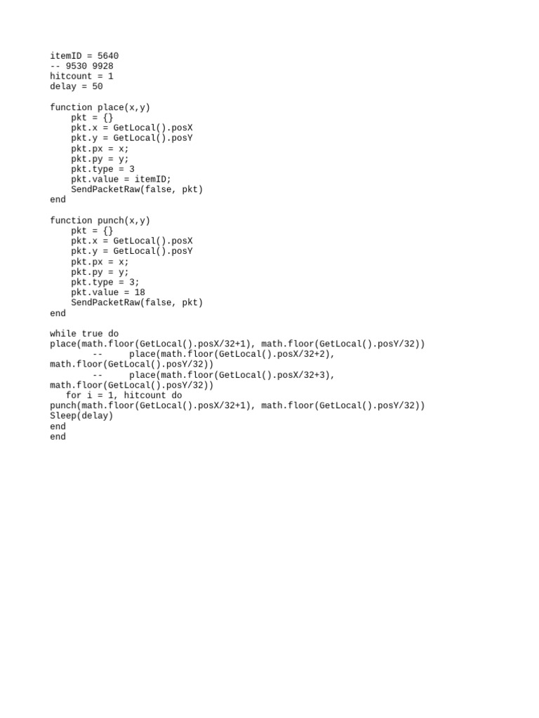 Script Fast PNB Gtps by Lezai - Lua | PDF | Teaching Methods & Materials