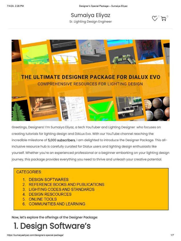 Designer's Special Package - Sumaiya Eliyaz | PDF | Sketch Up | Image Editing