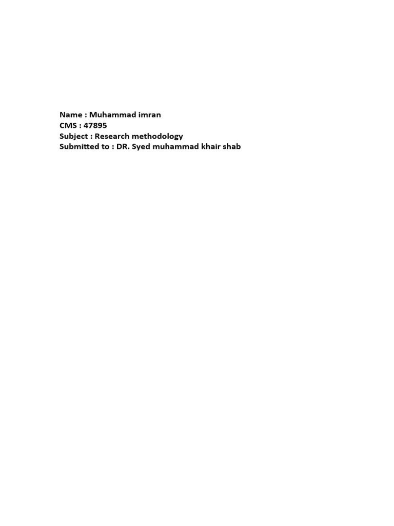 How To Write A Research Proposal | PDF | Methodology | Data