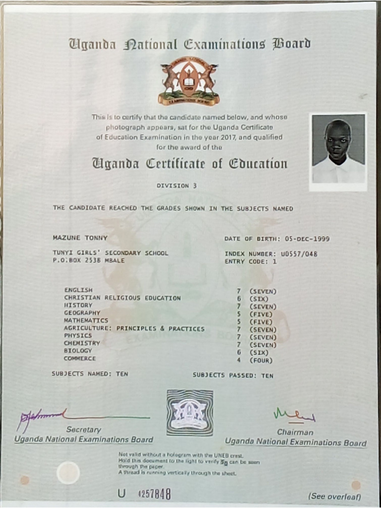 S4 Certificate To | PDF