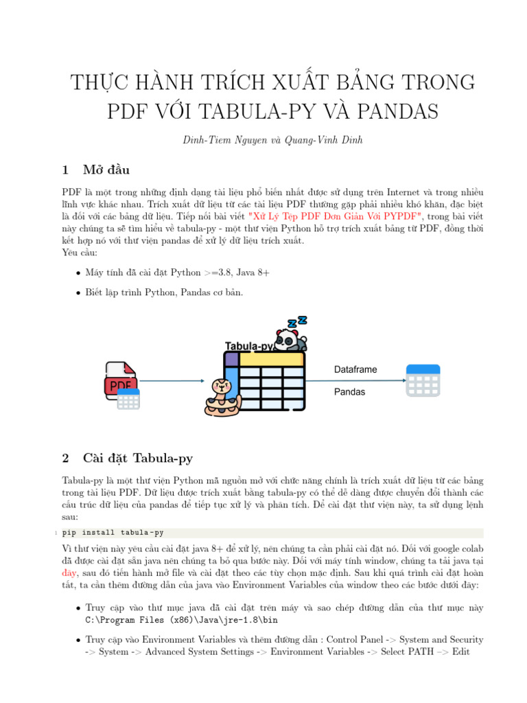 Tabula Py | PDF
