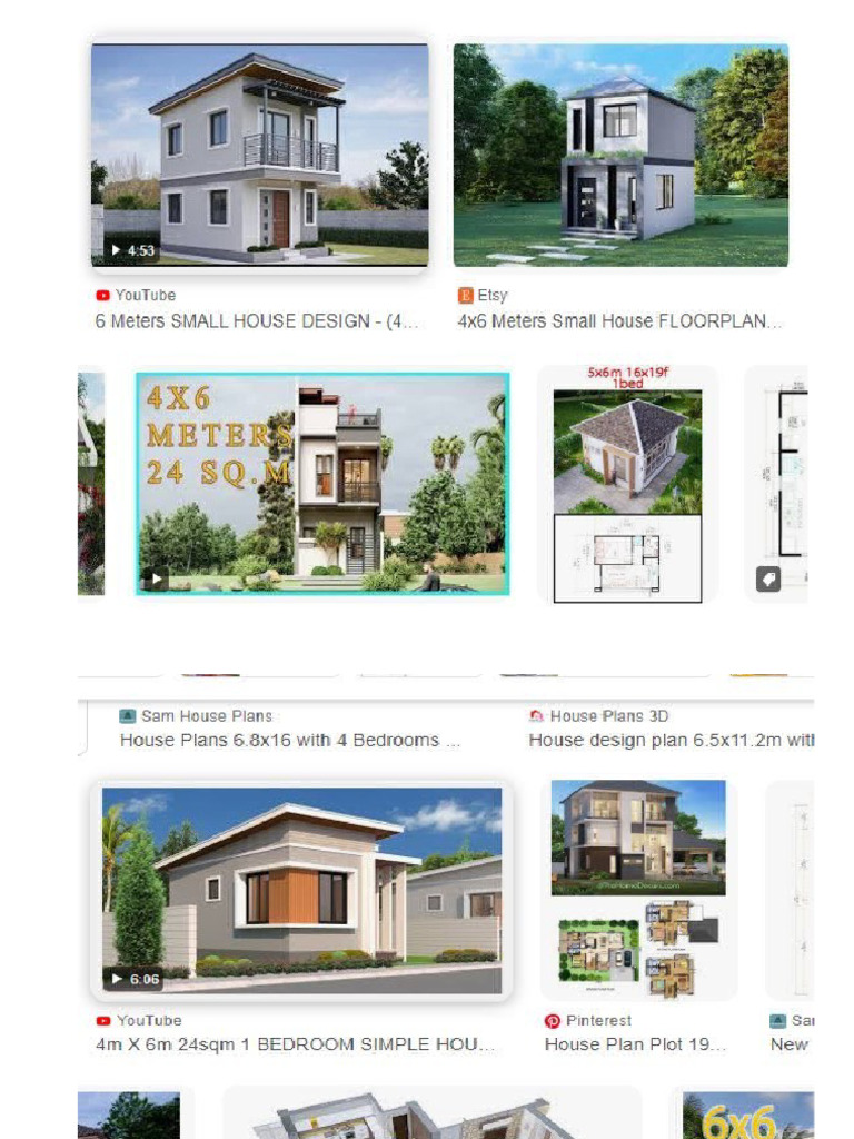 4 x 6 meters house design g + 1. | PDF