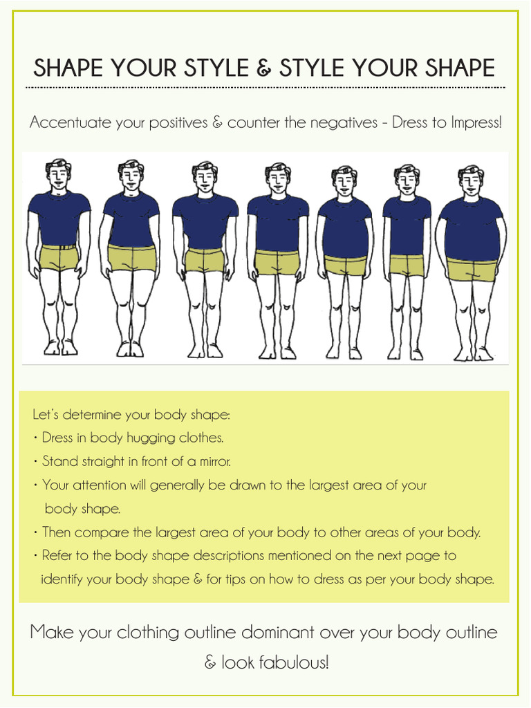 Free Tips On Body Shape For Men | PDF