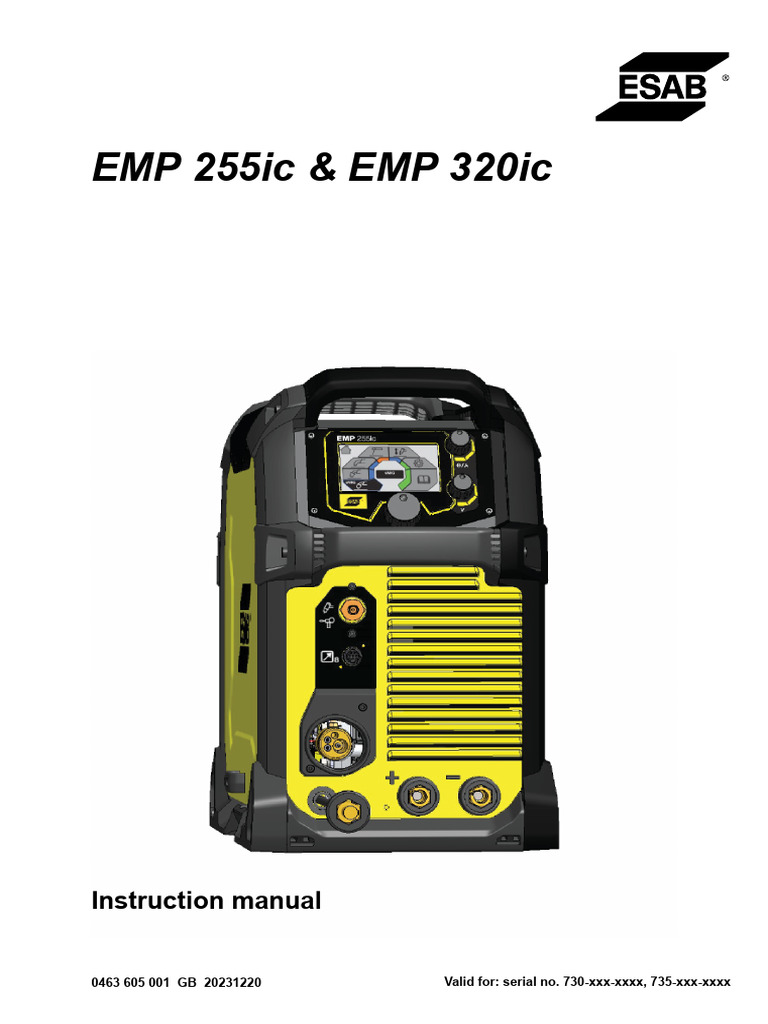Emp 320ic | PDF | Welding | Construction